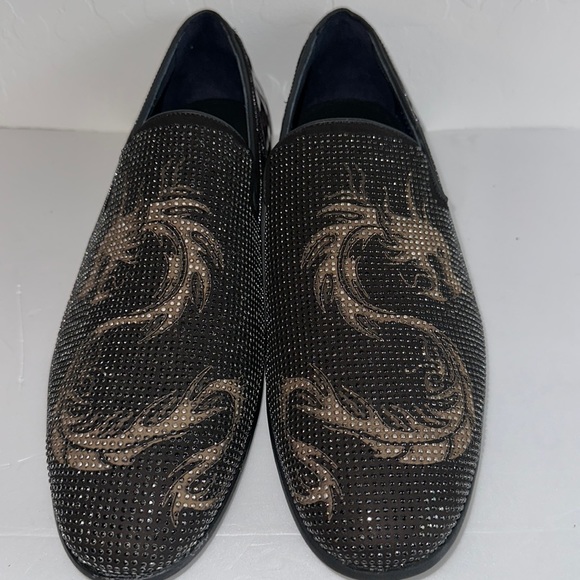 Section X | Shoes | Section X Saint Dragon Embellished Venetian Slipons ...